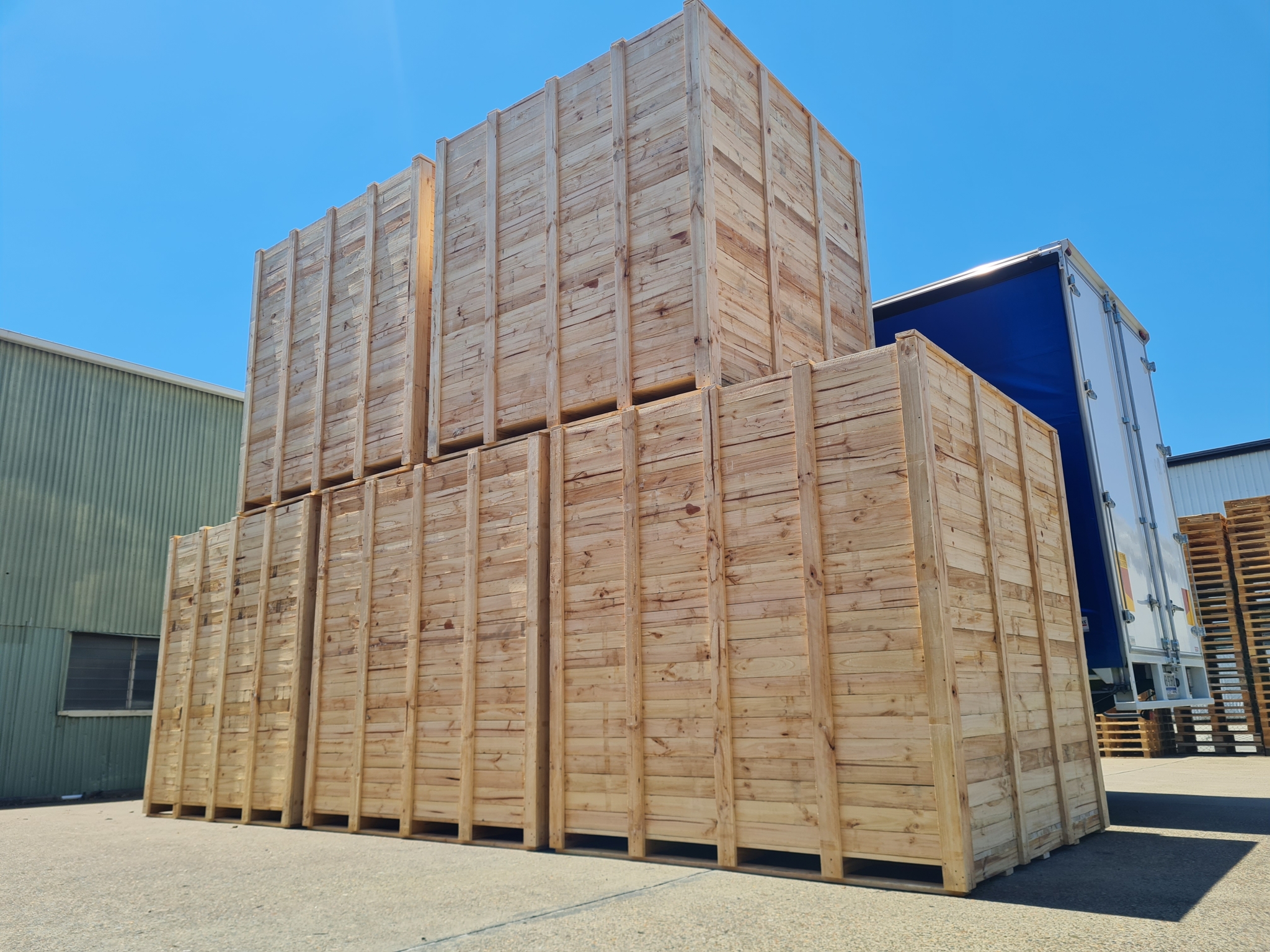Wooden Shipping Crate - AAA Pallets Brisbane